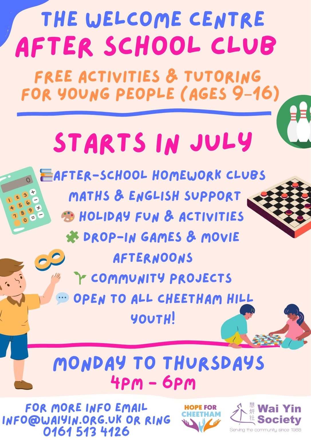 After School Club | Wai Yin Society